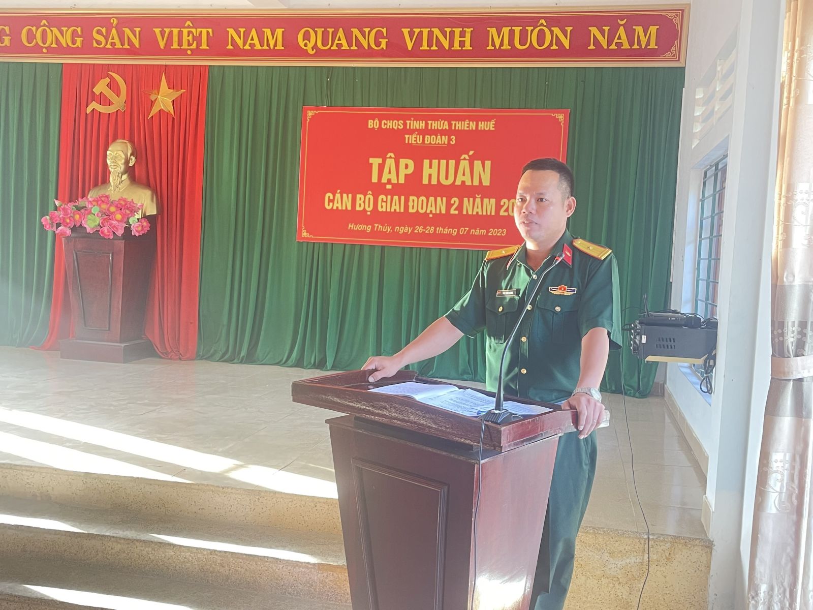 Tiểu đoàn TTG 3: Tập huấn cán bộ giai đoạn 2 năm 2023